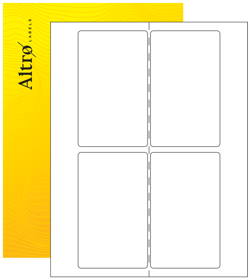 3x5 Rectangle Labels - Gloss | Altro Labels